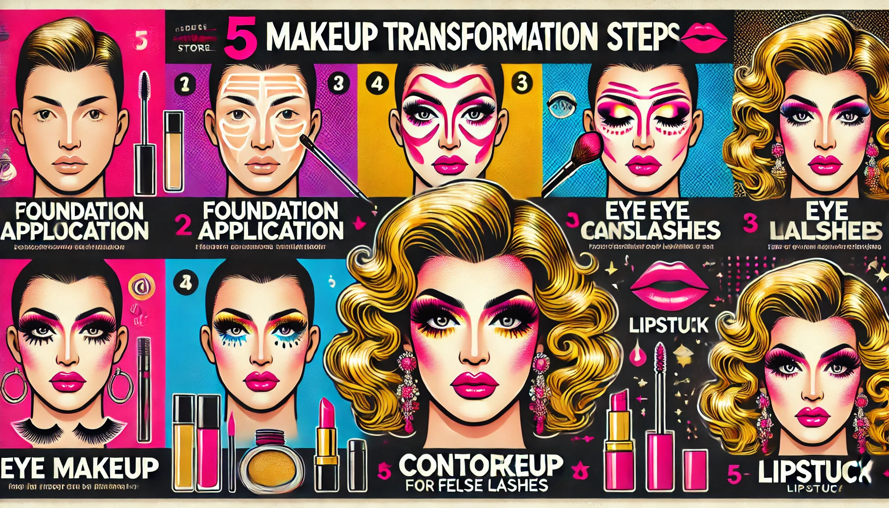 Master Your Drag Queen Makeup: 5 Essential Steps for a Stunning Transf ...