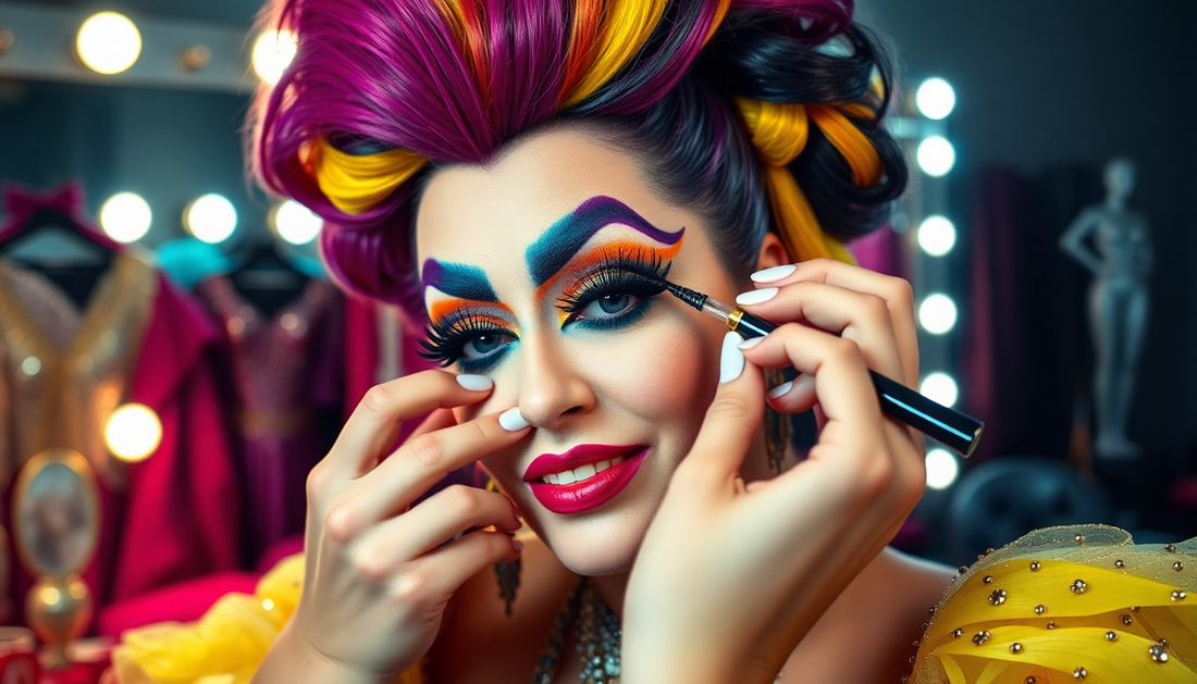 The Art of Eyebrow Gluing: A Drag Queen's Guide – The Drag Queen Store