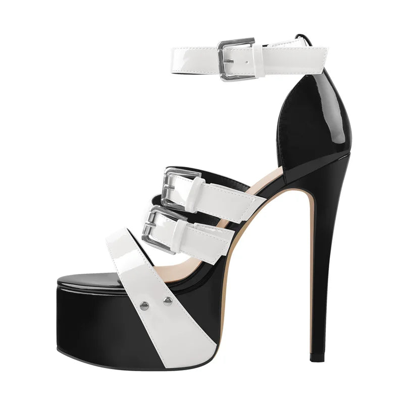 Strut Like You Mean It! Glamazon Stiletto Heel Platform Sandals – The ...