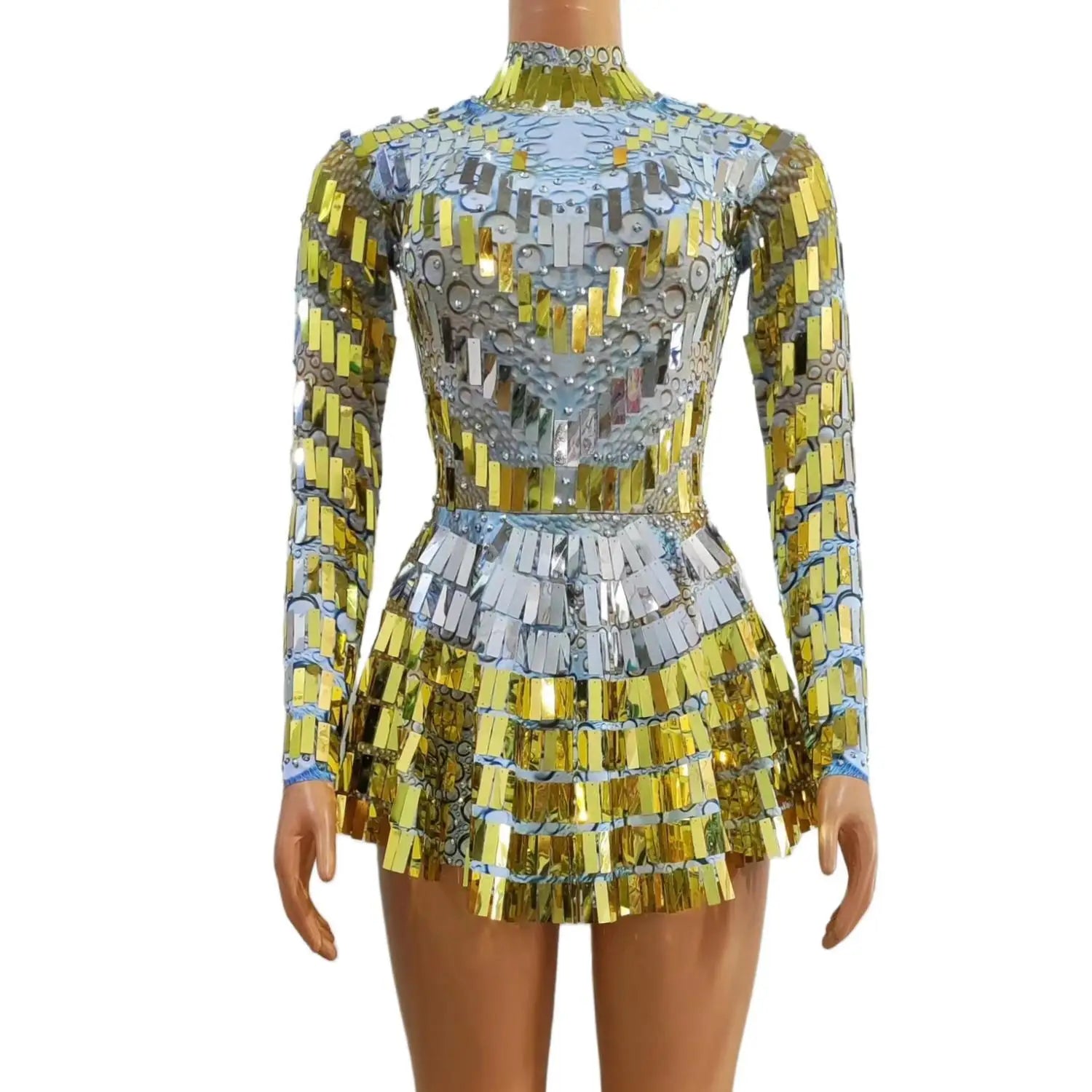 Dragfabulous Shiny Short Stage Dress – The Drag Queen Store