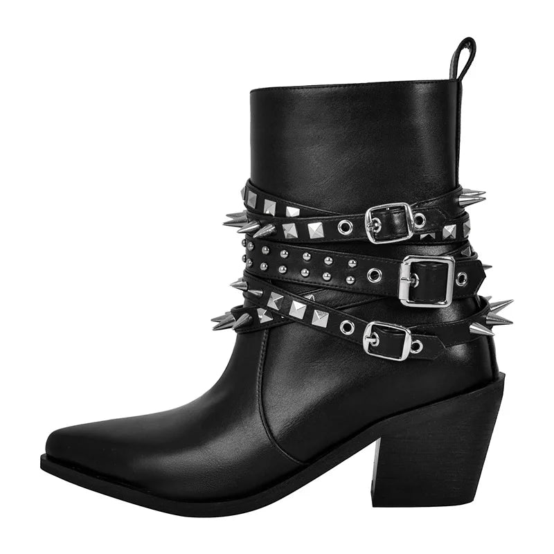 Strut and Slay: Fierce Spiked Ankle Boots for Drag Royalty Extravaganz ...