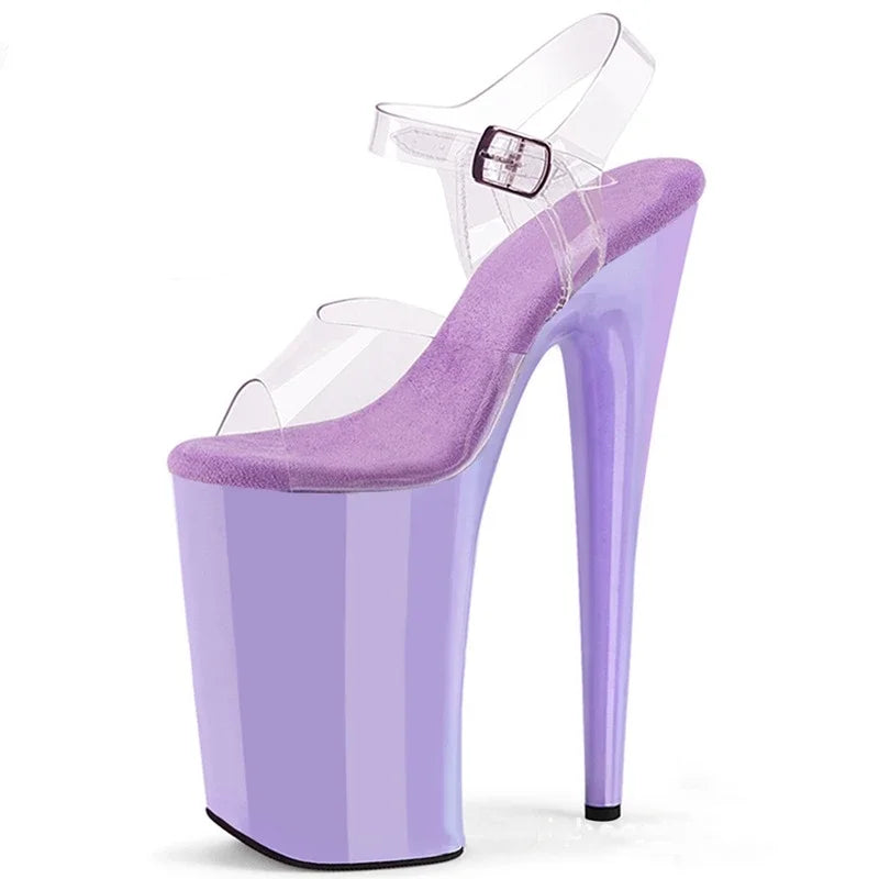 Ultra High 23CM Platform Sandals - 9-Inch Glam Heels for Drag Queens ...