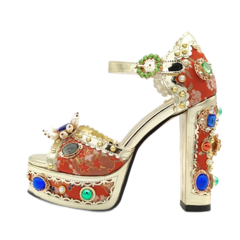 Bling-a-Licious: The Queen's Choice Sandals – The Drag Queen Store