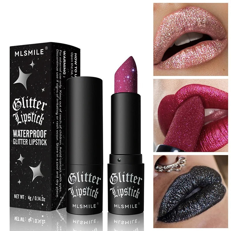 💄 Fierce Glitter Bomb Lipstick – Drag-Approved Sparkle That Slays All ...