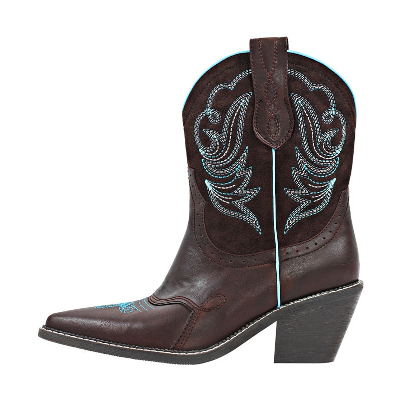 Claire Geeman Western Ankle Boots – The Drag Queen Store