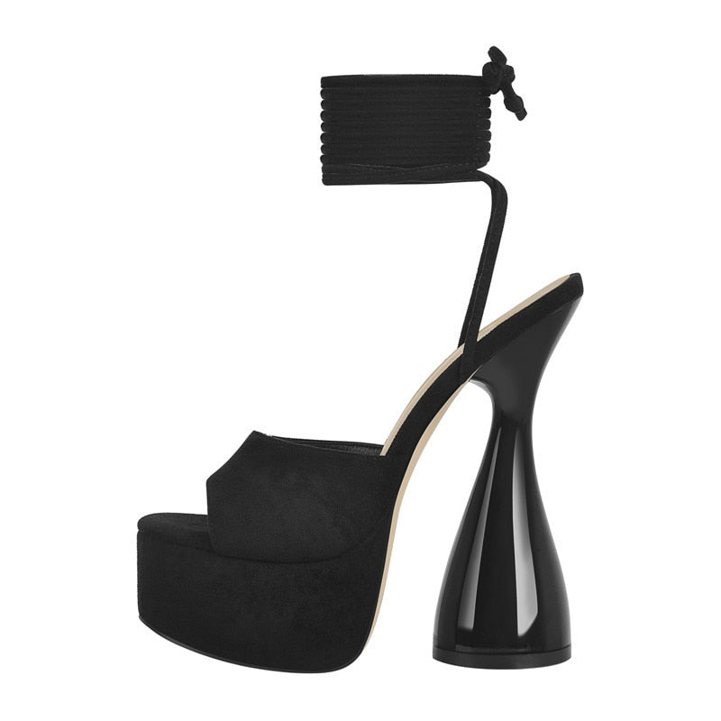 Brita Filter Peep Toe Sandals – The Drag Queen Store