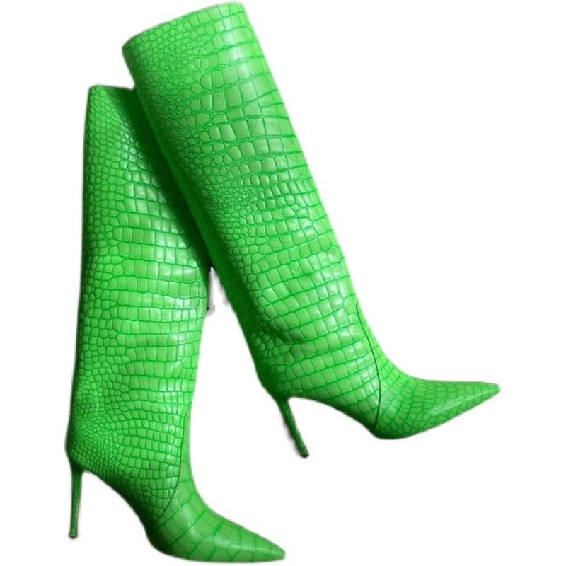 Mary Christmas Knee-High Boots – The Drag Queen Store