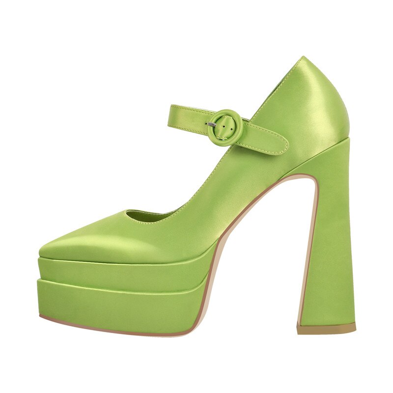 Candida Overgrowth Satin Platform Pumps – The Drag Queen Store