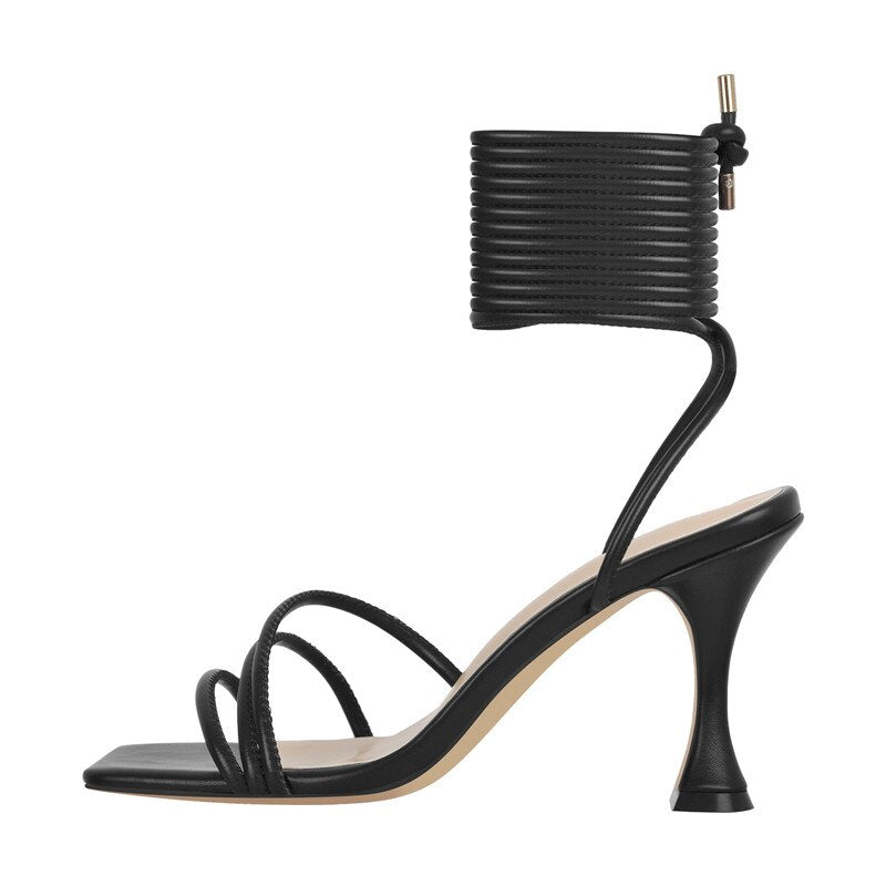 Jue Wells Square Toe Sandals – The Drag Queen Store