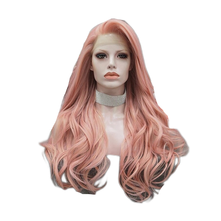 Miss Chieff Peach Pink Lace Front Wig – The Drag Queen Store