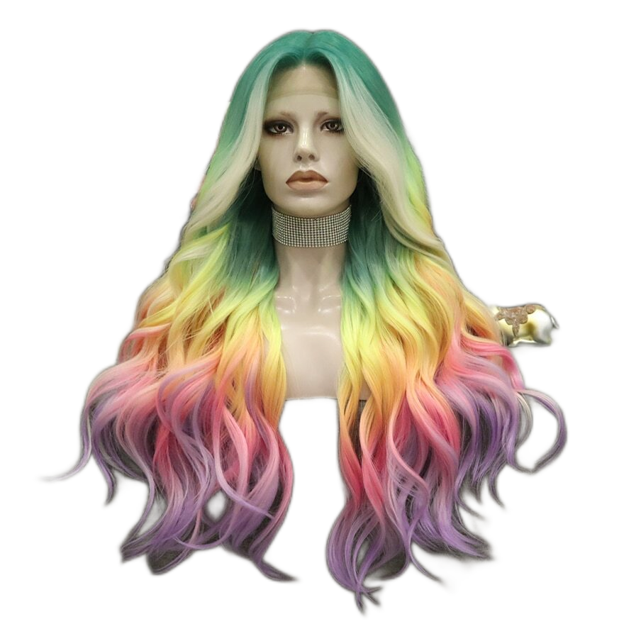 Queen Emelia Rainbow Wig – The Drag Queen Store