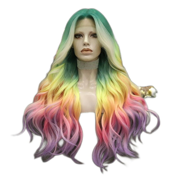 Queen Emelia Rainbow Wig – The Drag Queen Store