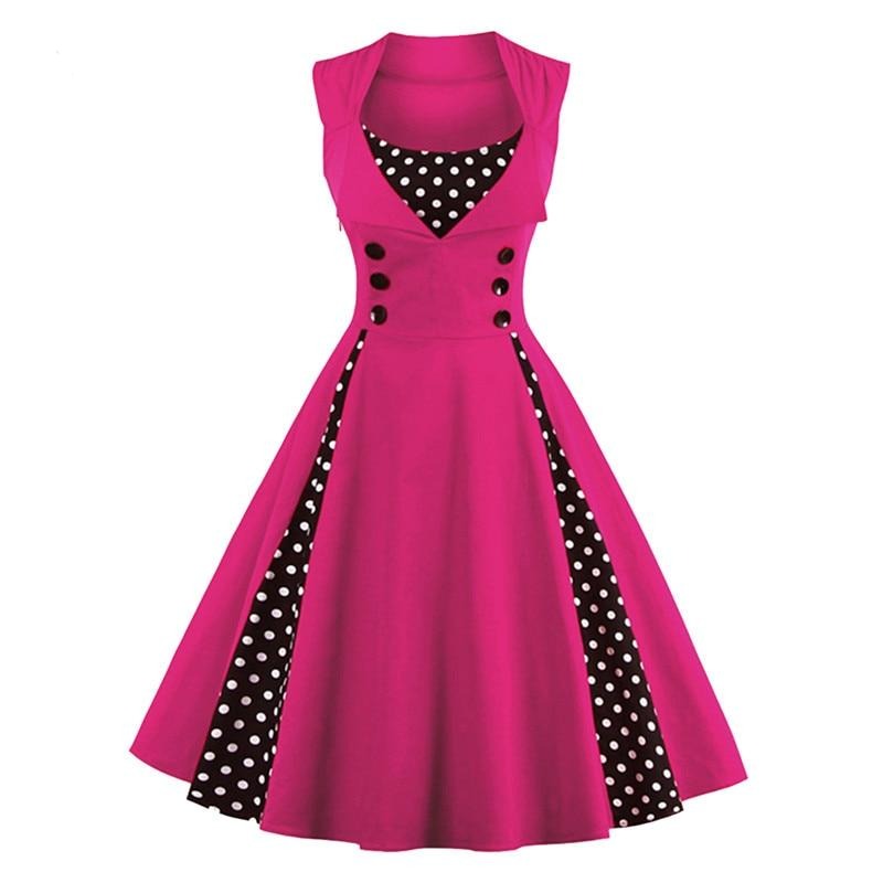Etha Nitty Polka Dot Retro Dress – The Drag Queen Store