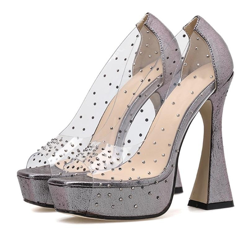 Rhinestone Platform Pumps – The Drag Queen Store