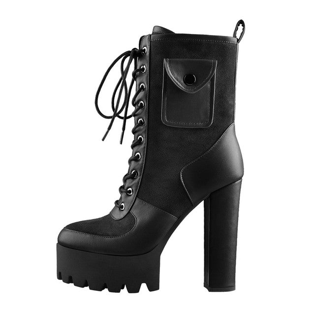 Mabel Syrup Platform Booties – The Drag Queen Store