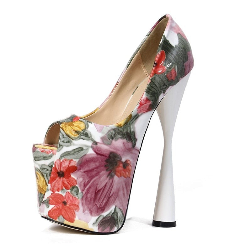 Super Drag Queen Peep Toe Pumps – The Drag Queen Store