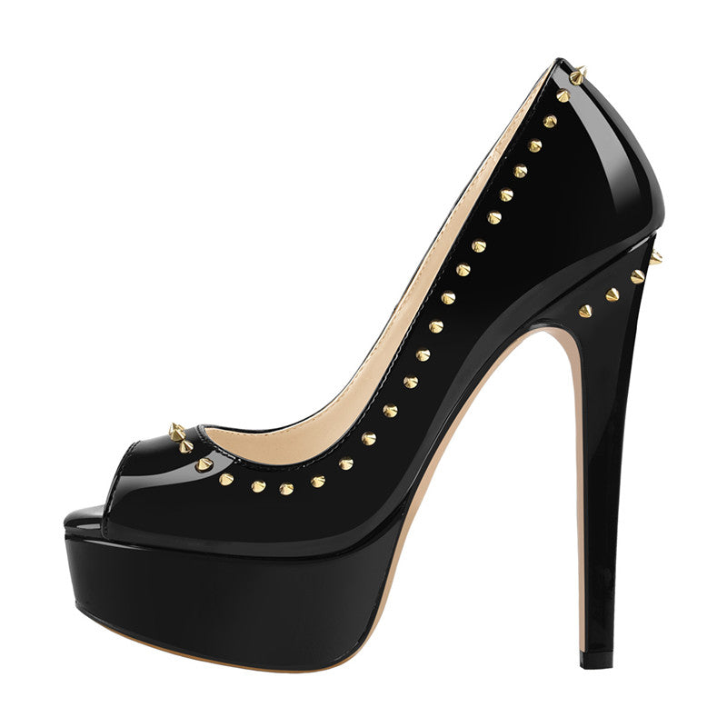 Daye Light Spiked Pumps – The Drag Queen Store